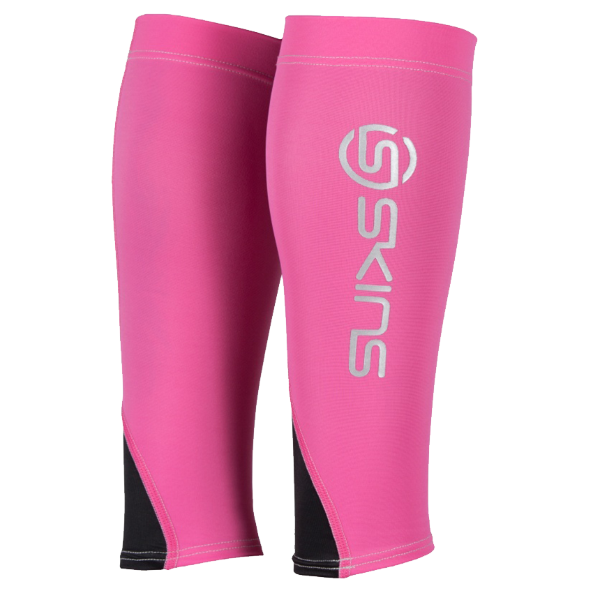 Unisex Calf Tights Pink/Black | SKINS Compression UK