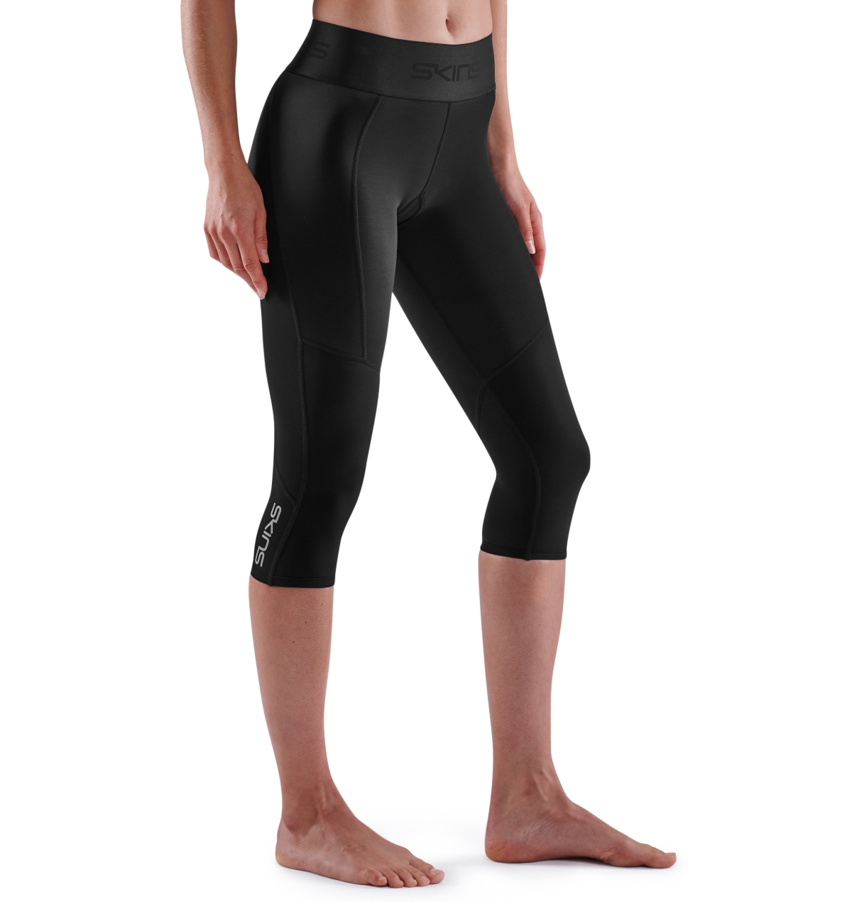 SERIES-3 Thermal 3/4 Tights - Black | Compression Tights | SKINS UK